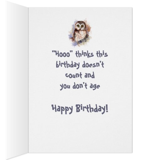 Funny Social Distancing Birthday Cute Owl Humor | Zazzle