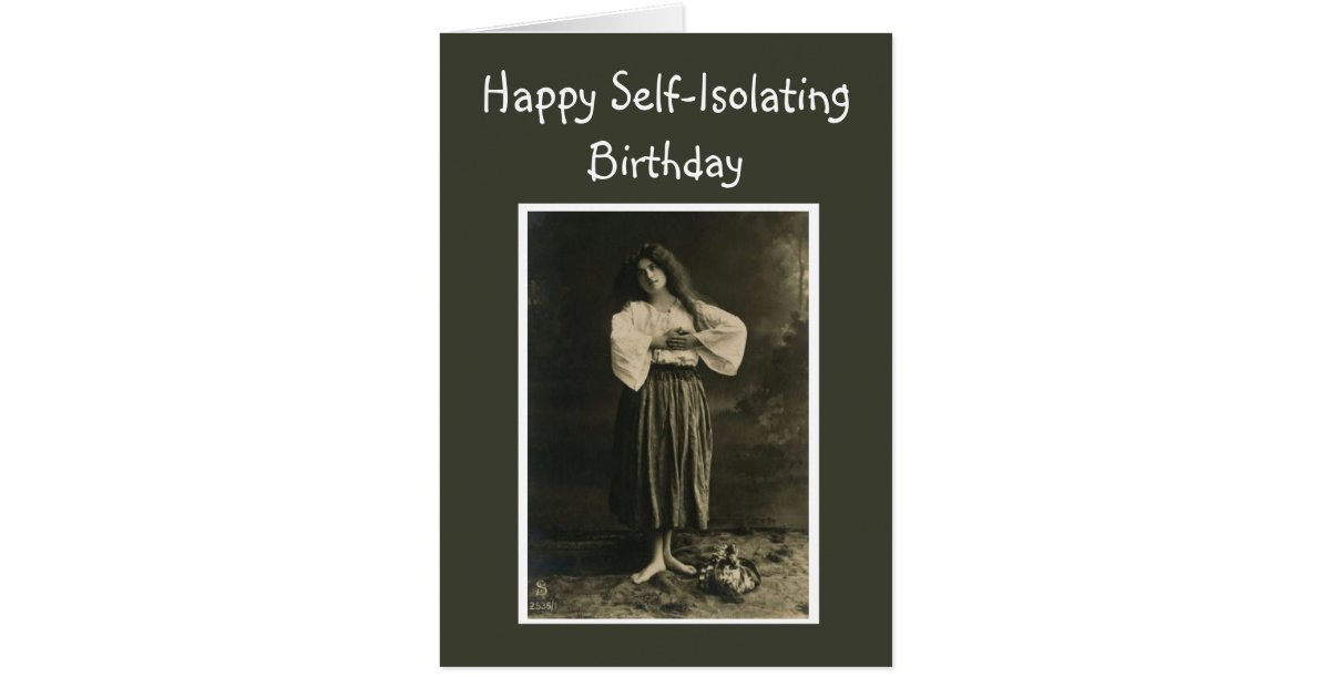 Funny Social Distancing Birthday Humor | Zazzle