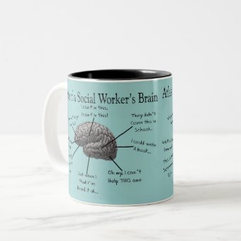Funny Social Worker Gifts Two-Tone Coffee Mug | Zazzle