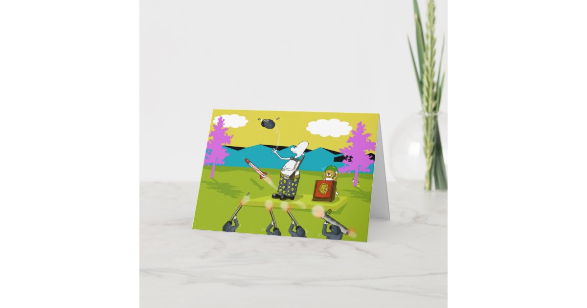 Funny soldier congratulations card | Zazzle