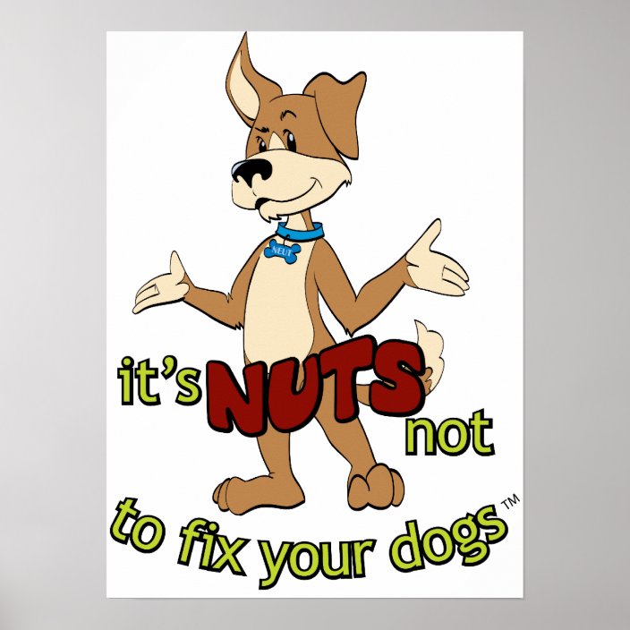 Funny spay neuter poster | Zazzle.com