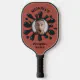 Funny Splatter Squish Black Goo Custom Name Photo Pickleball Paddle ...