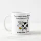 Funny Stampede At Dairy Farm Udder Chaos Cow Joke Coffee Mug | Zazzle