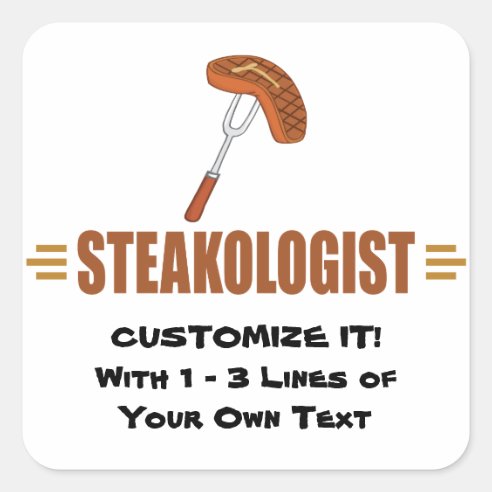 Steak Stickers | Zazzle