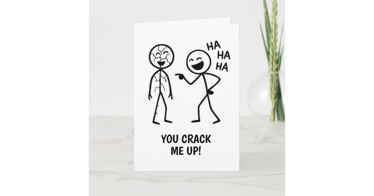 Funny Stickman Birthday Card | Zazzle