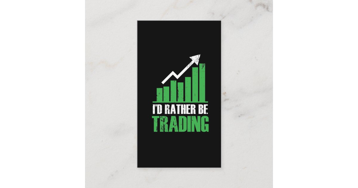 Funny Stock Market Trading Day Trader Investor Business Card | Zazzle