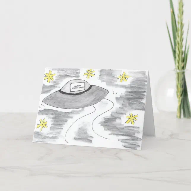 Funny Student Driver Birthday Card | Zazzle