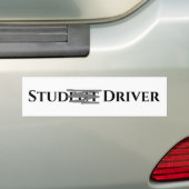 Funny Student Driver Bumper Sticker | Zazzle