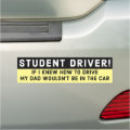 Funny Student DRIVER Car Bumper Magnet | Zazzle