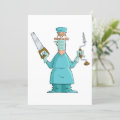 Funny Surgeon Cartoon Hilarious Medical Humor Invitation | Zazzle