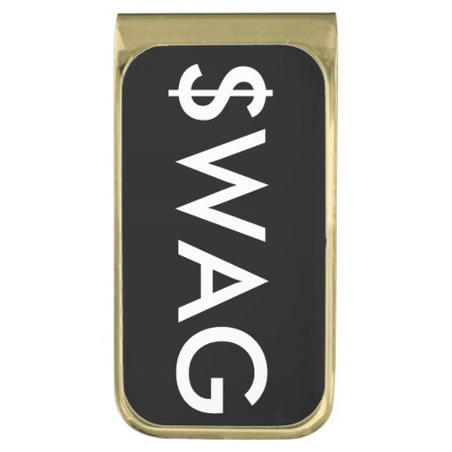 Funny Swag Dollar Sign Gold Finish Money Clip | Zazzle