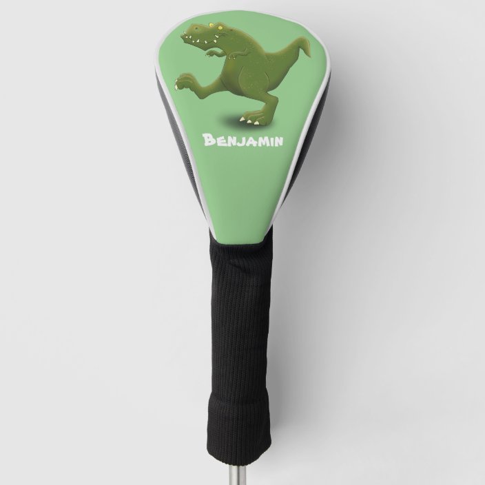 Funny T rex dinosaur cartoon humor Golf Head Cover | Zazzle.com