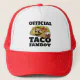 Funny Taco Fanboy Mexican Food Lover Humor Trucker Hat | Zazzle