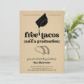 Funny Taco Graduation Party Invitation | Zazzle