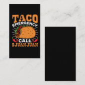 Funny Taco Lover Mexico Cinco de Mayo Business Card | Zazzle