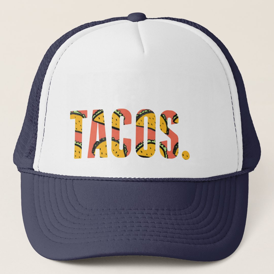 Funny Taco Lover Tacos. Hat | Zazzle