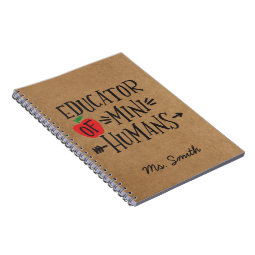 Funny Teacher Appreciation Gift Notebook | Zazzle