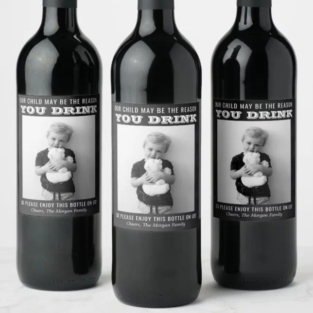 Funny Teacher Gift Wine Label | Zazzle