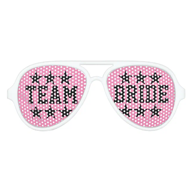 Funny Team bride bachelorette party shades | Zazzle