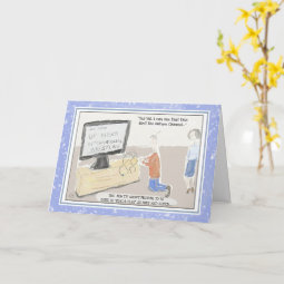 Funny Technology Birthday Card: "Plug & Play" Card | Zazzle