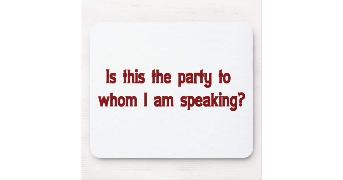 Funny Telephone Operator Mousepad | Zazzle