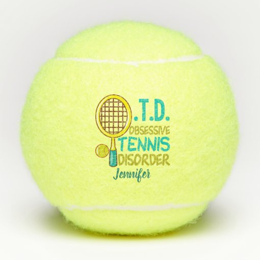 Funny Tennis Custom Tennis Balls | Zazzle