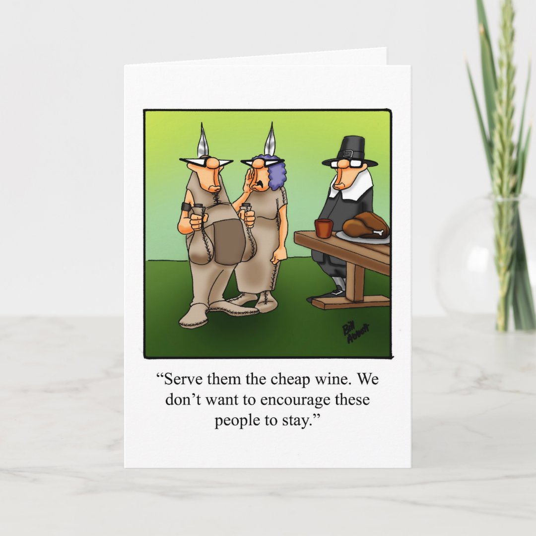 Funny Thanksgiving Greeting Card "Spectickles" | Zazzle