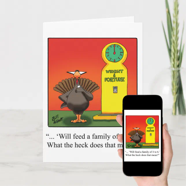 Funny Thanksgiving Greeting Card "Spectickles" | Zazzle