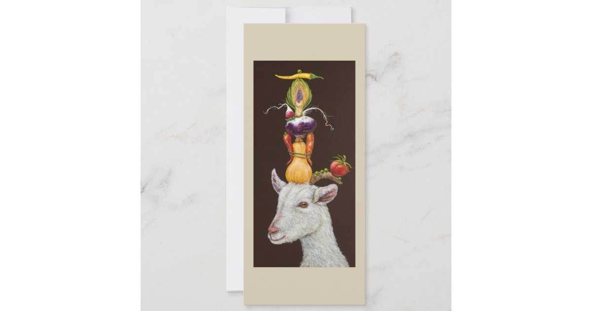 Funny "The Harvesters" (right side) flat card | Zazzle
