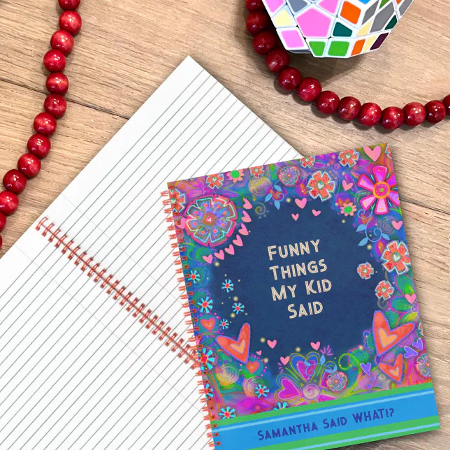 Funny Things My Kid Said Custom Journal | Zazzle