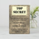 Funny Top Secret Surprise Birthday Party Invitation | Zazzle