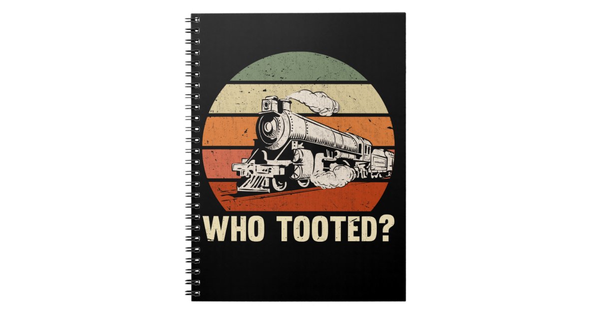 Funny Train Railroad Quote Railfan Notebook | Zazzle