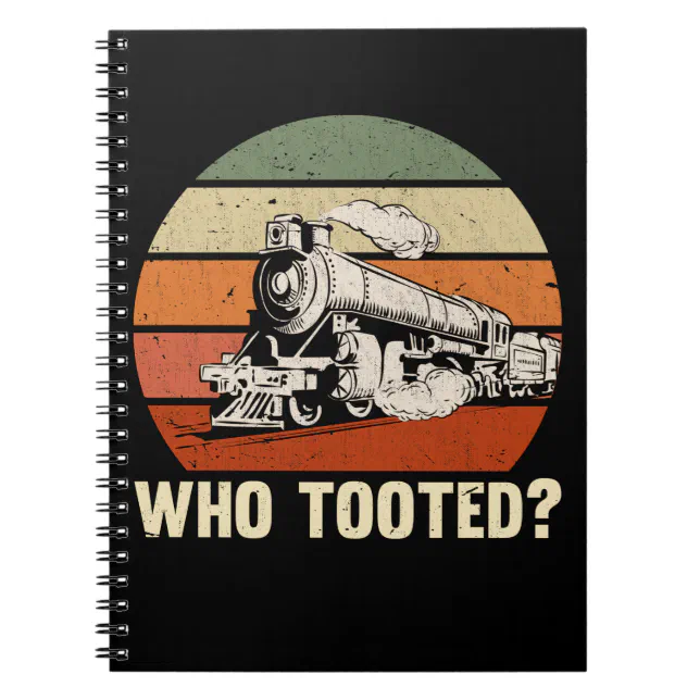 Funny Train Railroad Quote Railfan Notebook | Zazzle