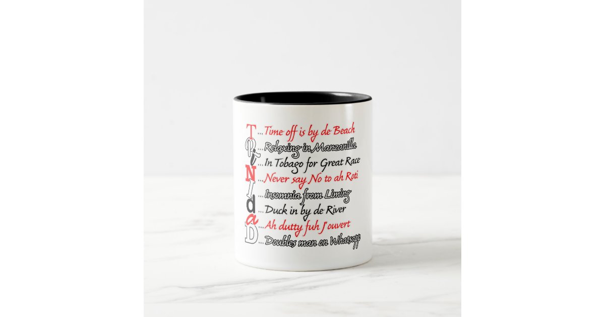 Funny Trini Description 3 Souvenir Mug | Zazzle