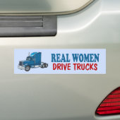Funny Trucker Bumper Sticker | Zazzle