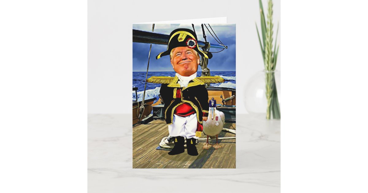 Funny Trump Birthday Card - Napolean | Zazzle