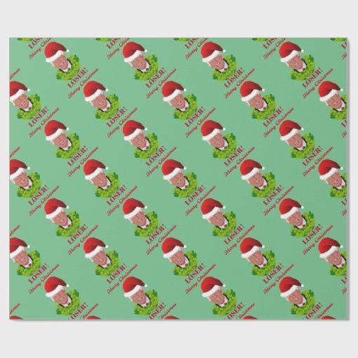 Funny Trump "Merry Christmas Loser" Wrapping Paper | Zazzle