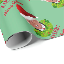 Funny Trump "Merry Christmas Loser" Wrapping Paper | Zazzle