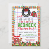 Funny Ugly Sweater Redneck Christmas Party Invitation | Zazzle