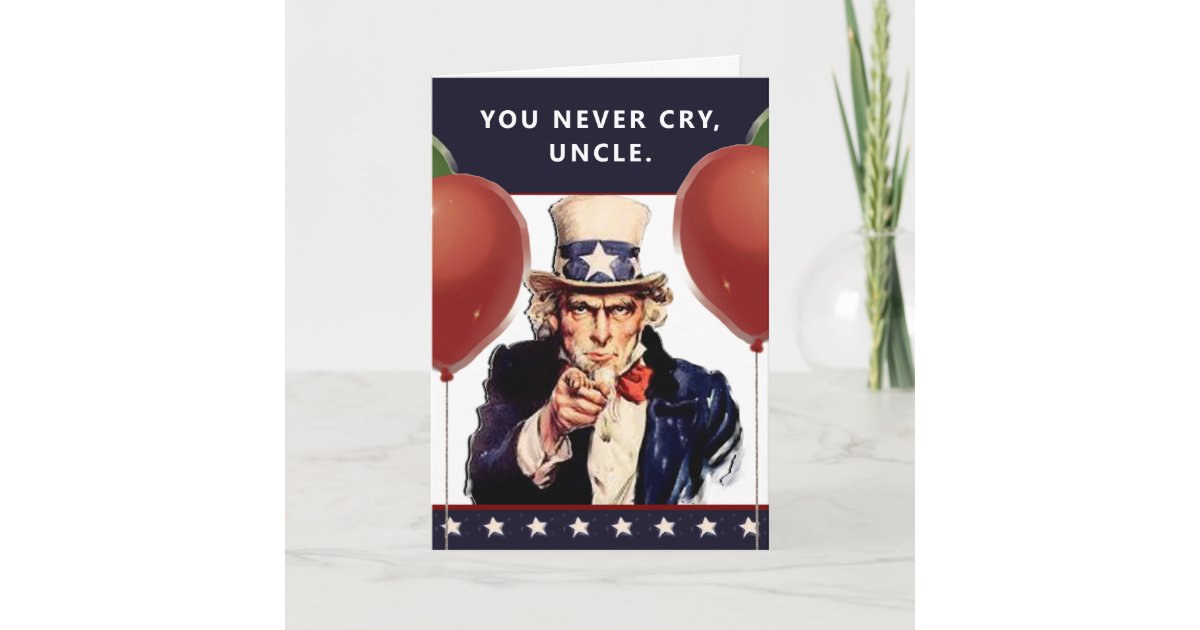 Funny Uncle Birthday Cards | Zazzle