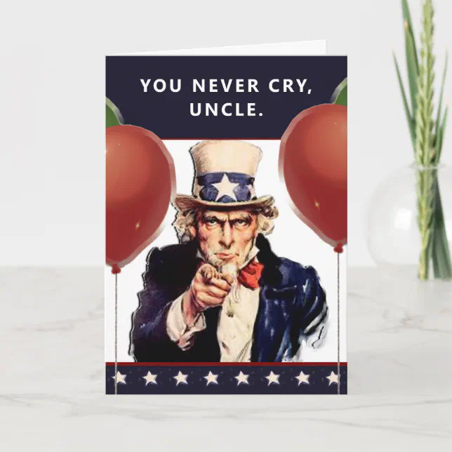 Funny Uncle Birthday Cards | Zazzle