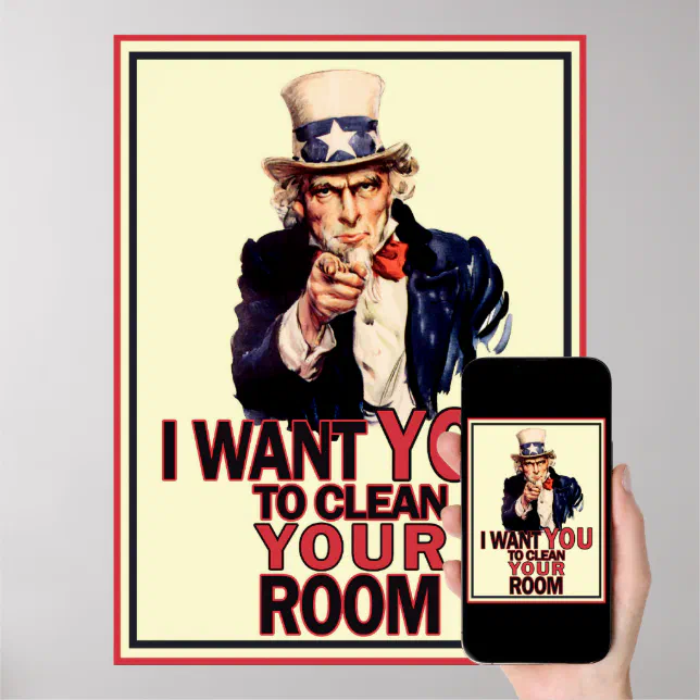 Funny Uncle Sam Poster | Zazzle