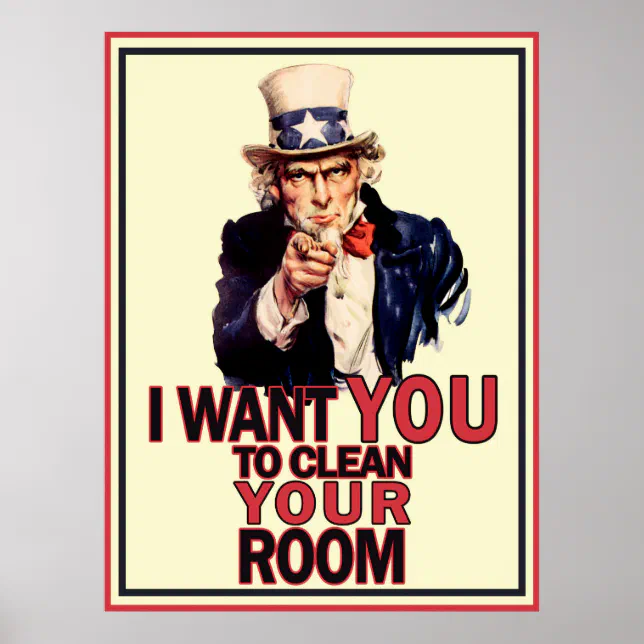 Funny Uncle Sam Poster | Zazzle