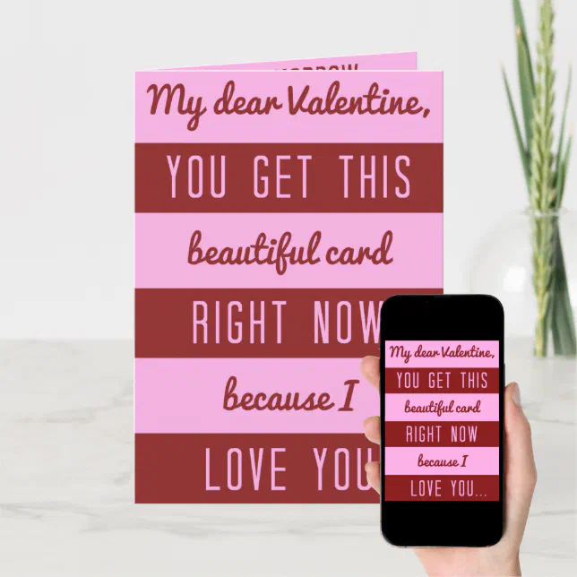 Funny Valentine's Day Chocolate Discount Joke Holiday Card | Zazzle