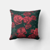 Funny Valentine's Day Ewww Feelings Red Roses Throw Pillow | Zazzle