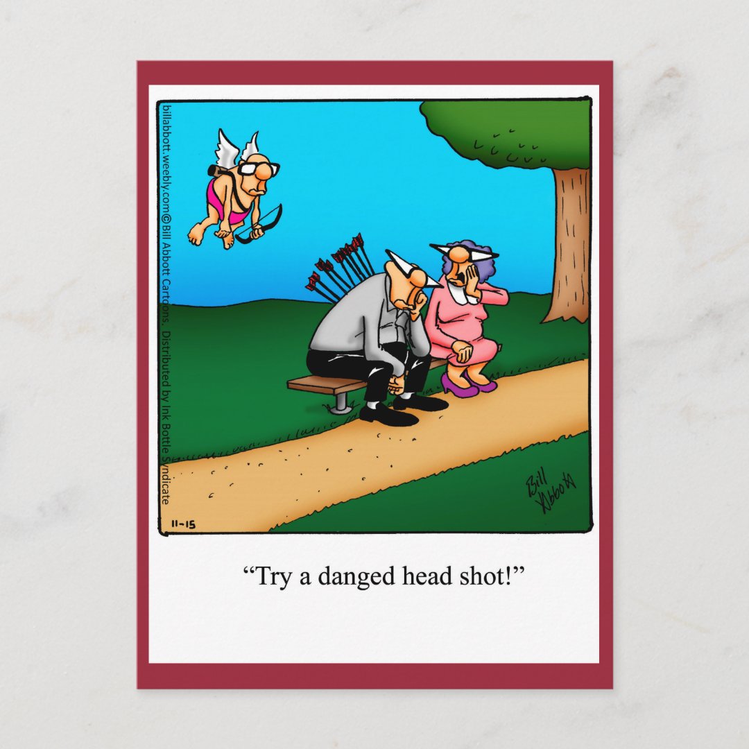 Funny Valentine's Day Humor Postcard | Zazzle