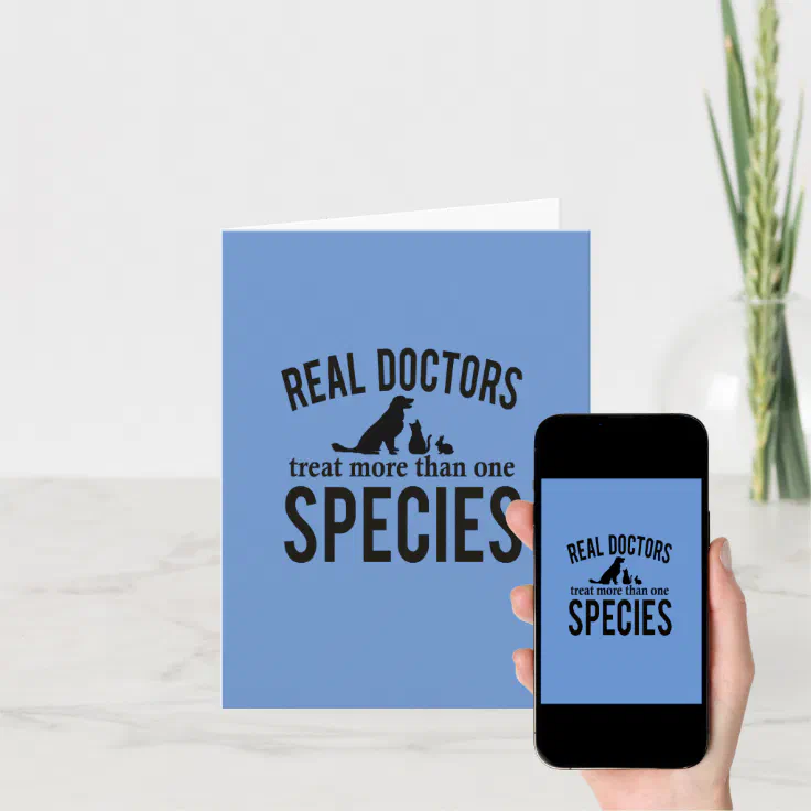 Funny Veterinarian Vet Assistant Greeting Card | Zazzle