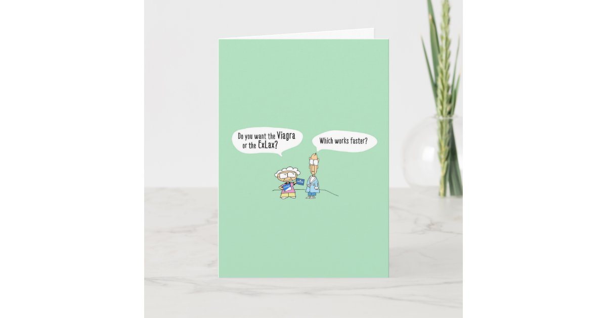 Funny Viagra Birthday Card - 009B | Zazzle