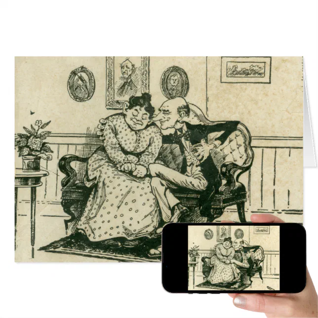 Funny Victorian card | Zazzle