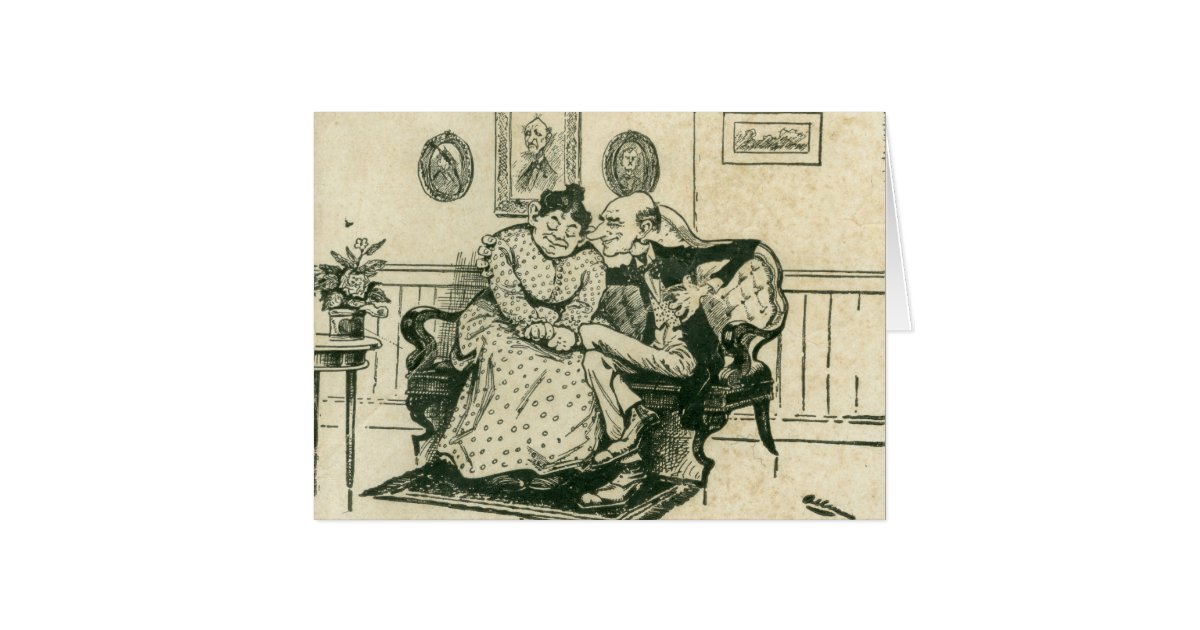 Funny Victorian card | Zazzle